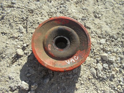 Case VAC tractor engine motor main crankshaft crank front belt pulley ...
