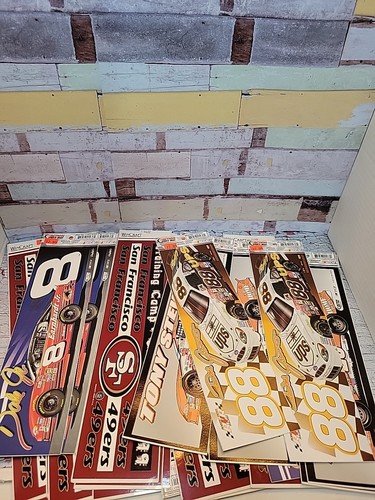 Lot Of 27 Random Bumper Stickers Decals Nascar San Francisco 49ers | eBay