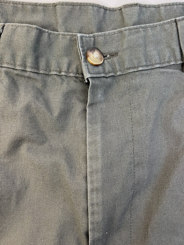 Haggar Shorts Men's 44 Cotton / Polyester Gray Flat Front Casual ...