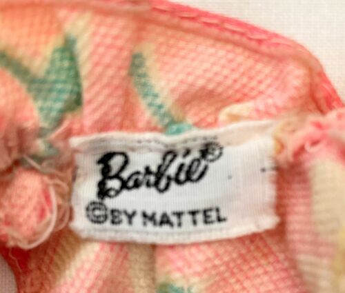 Vintage Barbie Ruffles N Swirls 1783 Variation Daisy Print Dress W