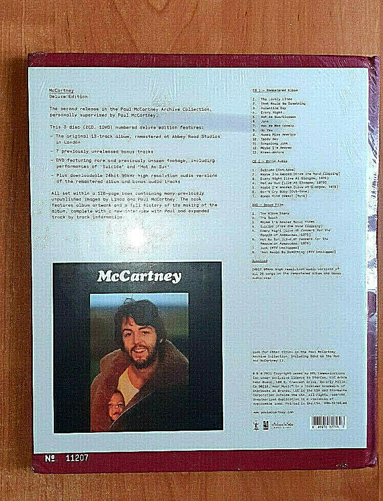 Paul McCartney: Super Deluxe Box 2CD+DVD+Book - Sealed! - Beatles ...