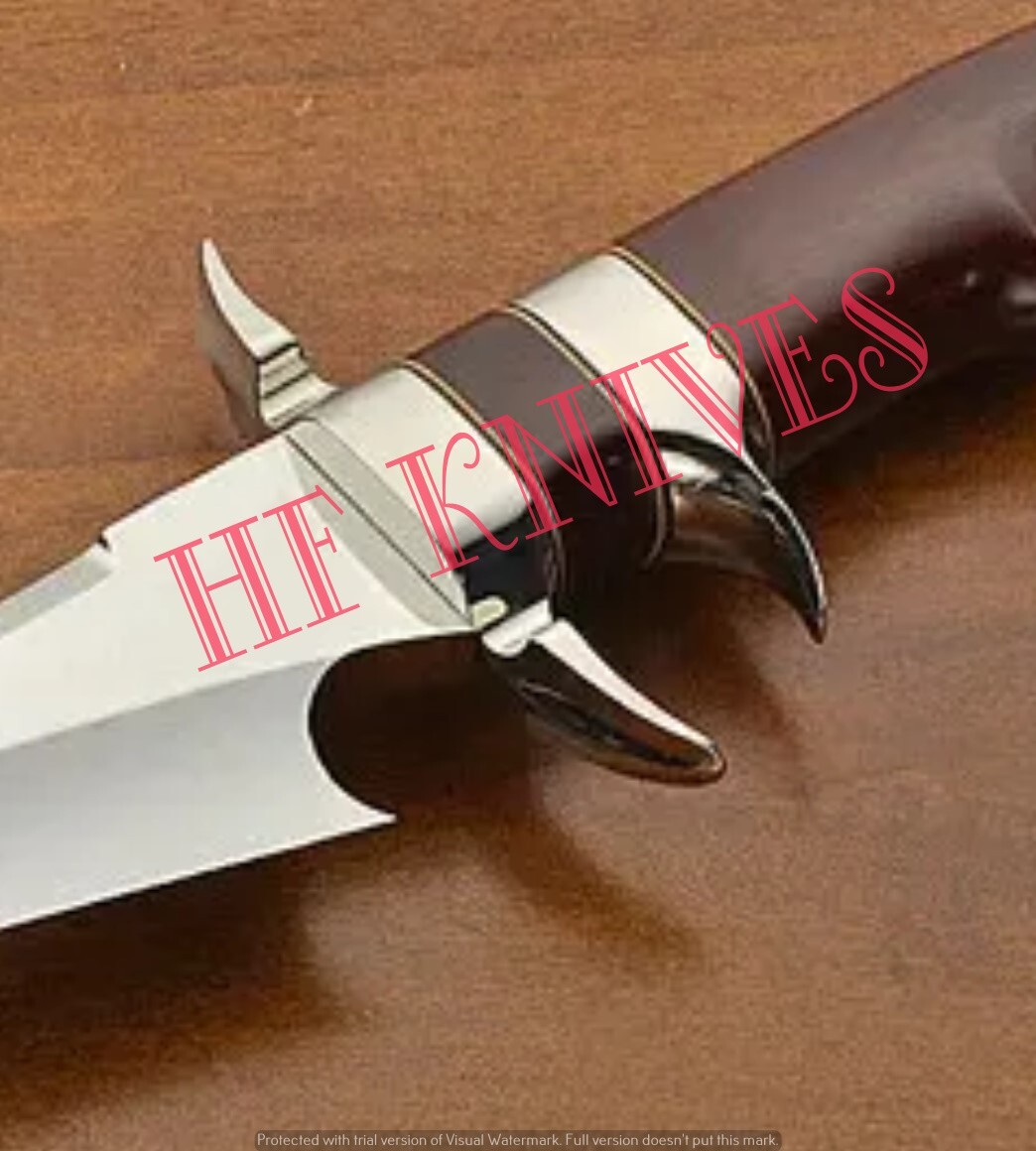 HF KNIVES 15" Custom Handmade 440C Steel Sub-Hilt Loveless Style ...
