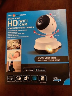 Itek Smart Home HD Hi Def Security camera. Excellent for indoor use ...