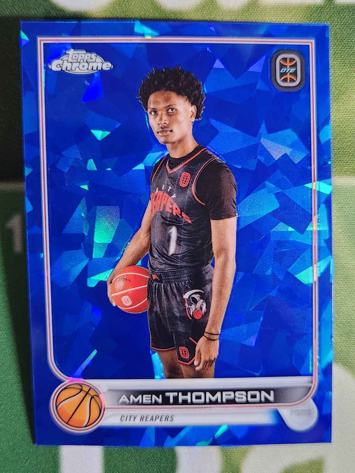 Amen Thompson 2022-23 Topps Chrome OTE Sapphire Edition Card #1 | eBay