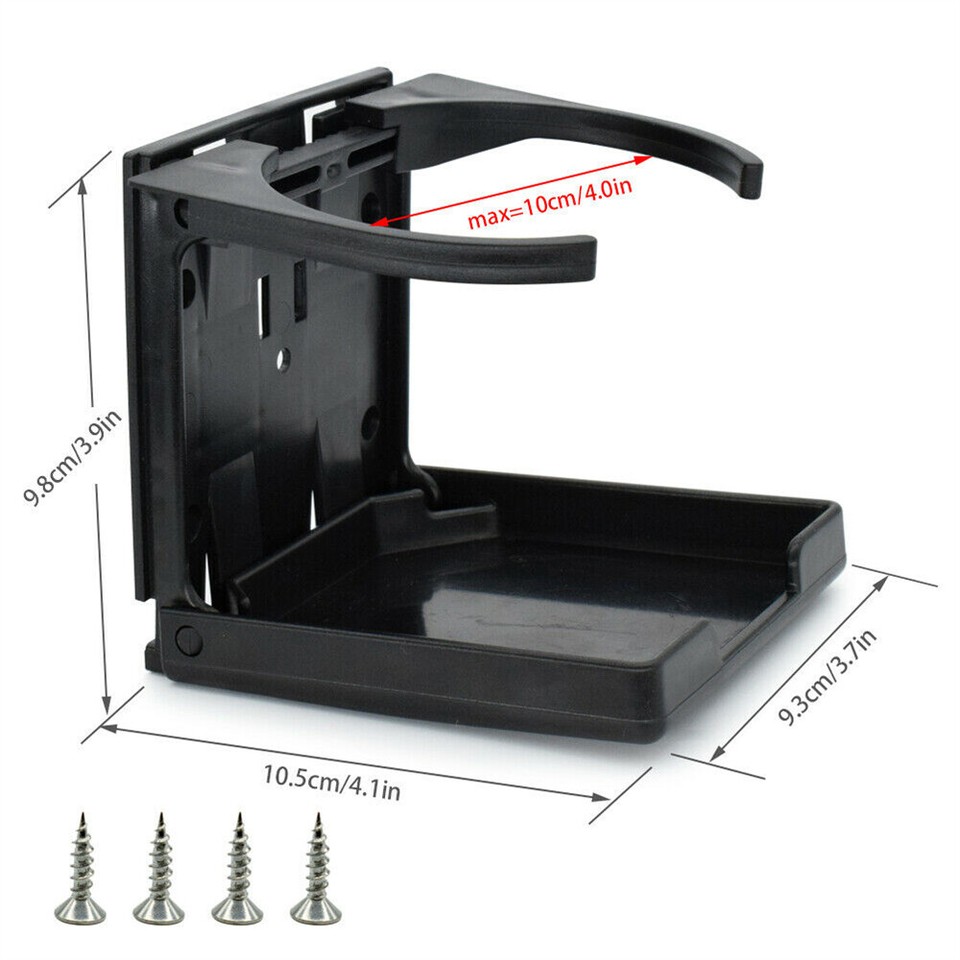 New Black Universal Adjustable Folding Cup Drink Holder Car Truck Boat ...