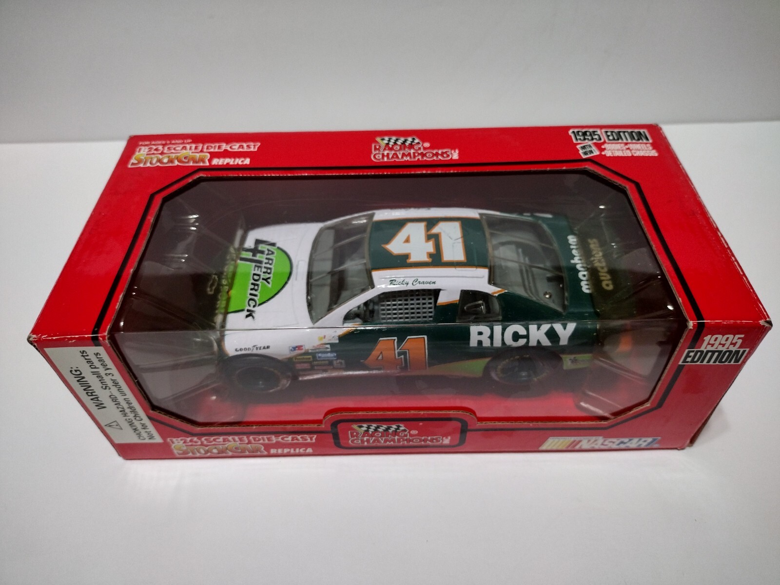 Ricky Craven #41 Larry Hedrick Racing 1995 Chevy Mone Carlo 1:24 Racing ...