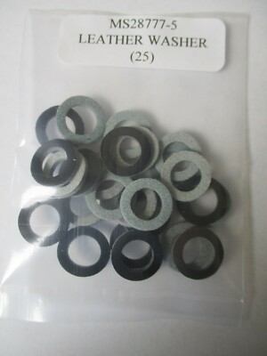 MS28777-5 LEATHER WASHER 25/64 x 5/8 - Lot of 25 | eBay