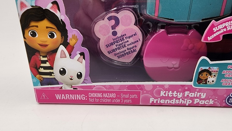Gabby's Dollhouse Netflix Kitty Fairy Friendship Pack Surprise Figure ...
