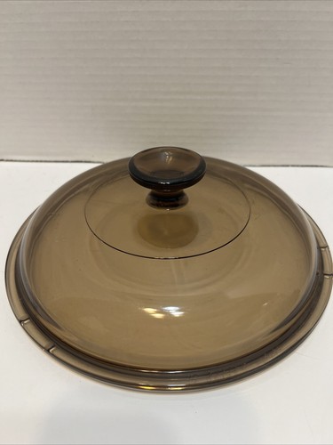 PYREX Vision Ware V-2.5-C Amber Replacement Pot LID ONLY 2.5L Corning 8 ...