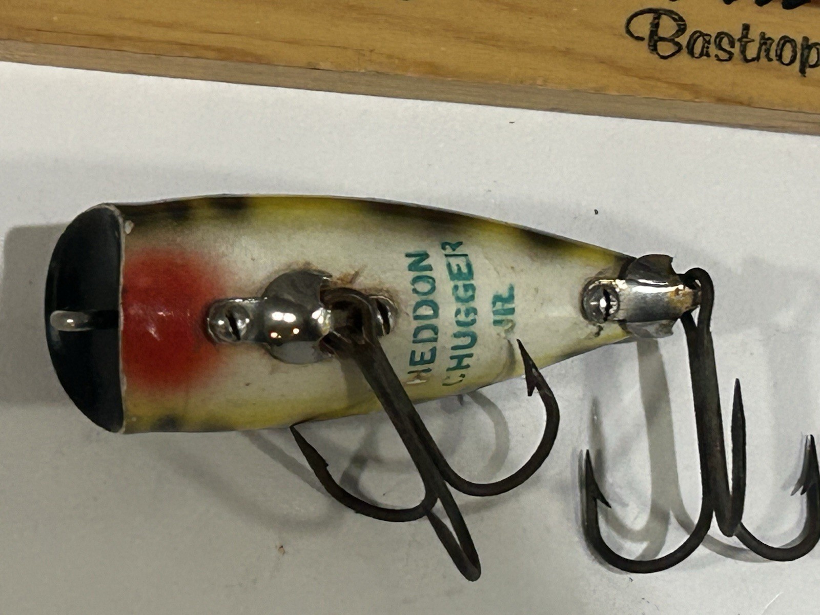 Heddon Chugger Jr. Spook Surface Lure 3/8 oz. Vintage TUFF COLOR TACKLE ...
