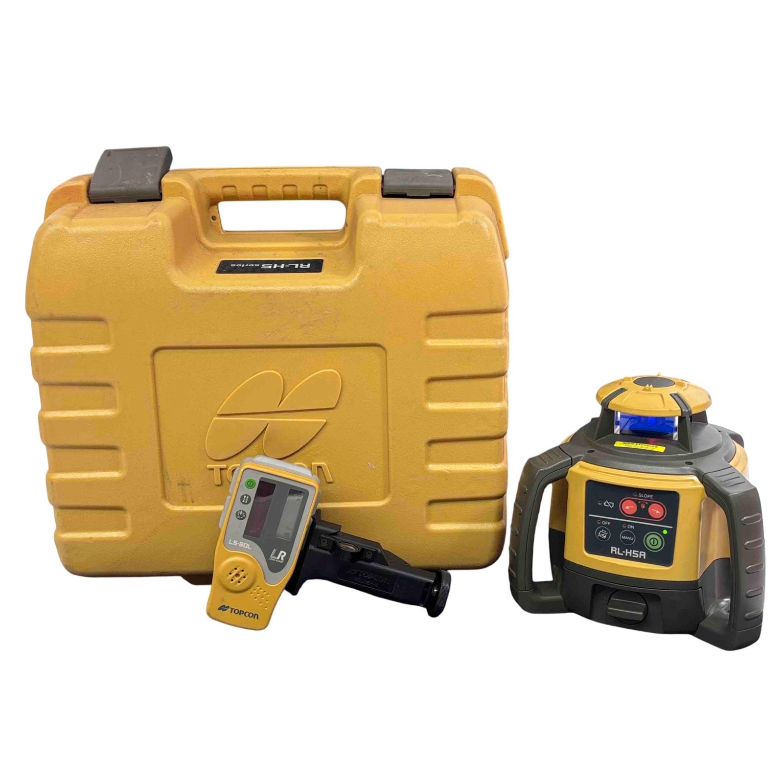 Topcon RL-H5A Horizontal Self-Leveling Rotary Laser Level Kit | eBay