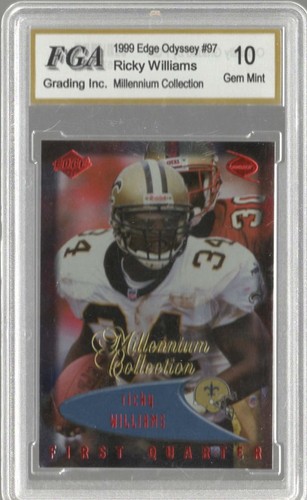 1999 Edge Odyssey Millennium Collection Red Ricky Williams Rookie RC ...
