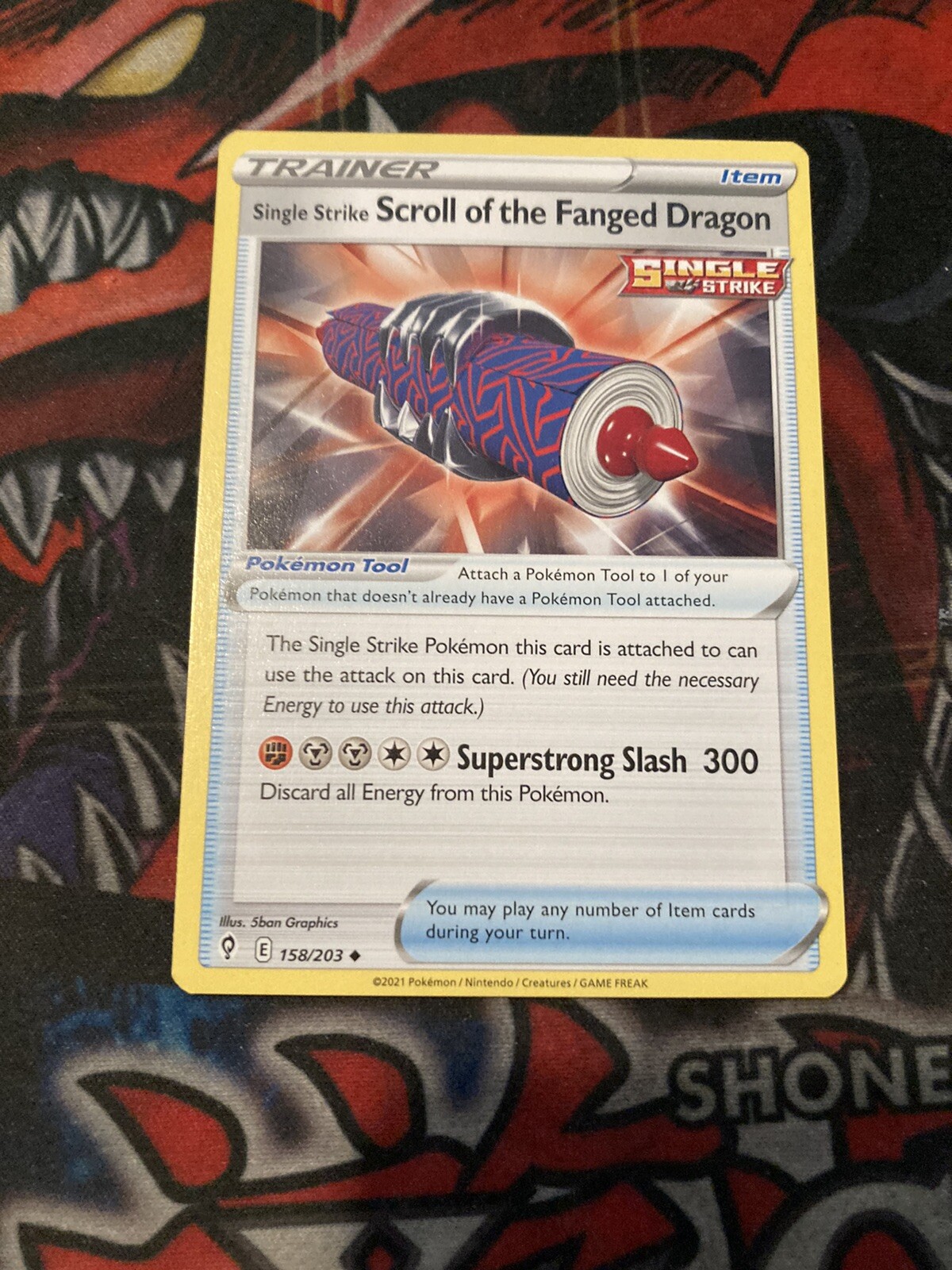 Single Strike Scroll of the Fanged Dragon - 158/203 - Uncommon -NM | eBay