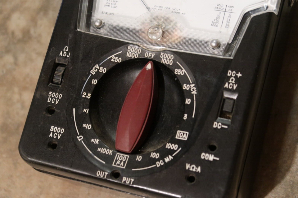 Triplett 630 Volmeter Vintage VTVM Vacuum Tube Analog Multimeter VOM ...