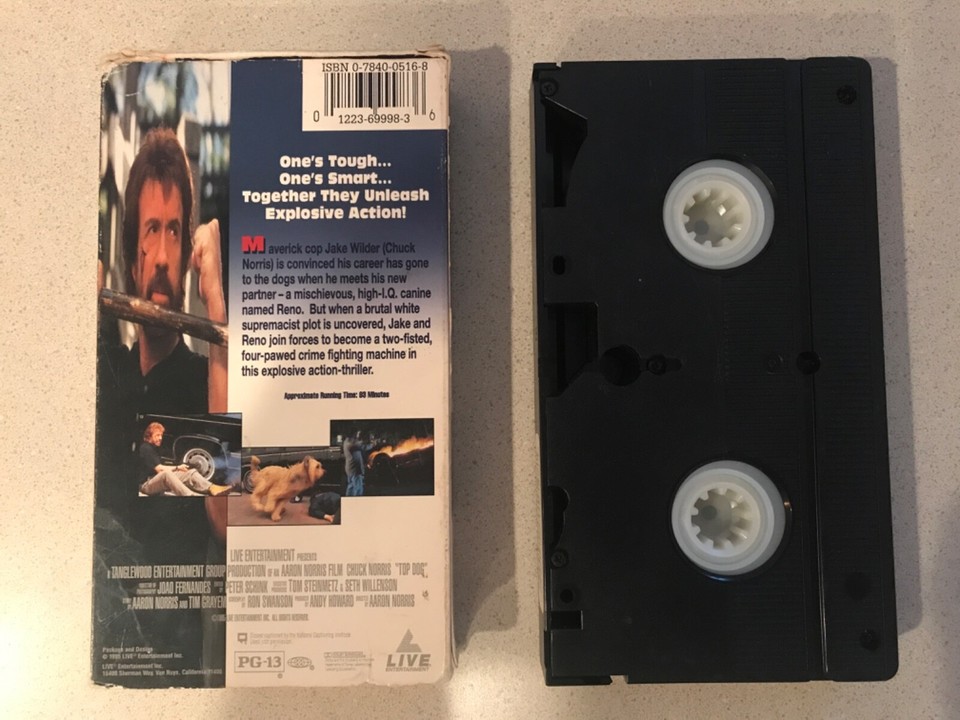 Top Dog (VHS, 1995) Chuck Norris 12236999836| eBay