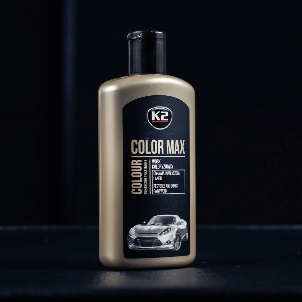 Black K2 Color Max Car Paint Polish Colour Restorer Cover Scratches ...