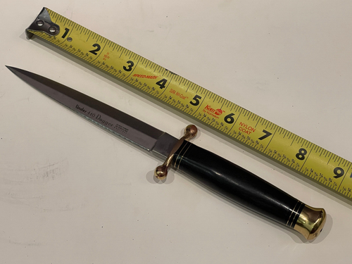 Vtg Linder 440 Stainless Inox Blade Dagger Knife Solingen Germany ...