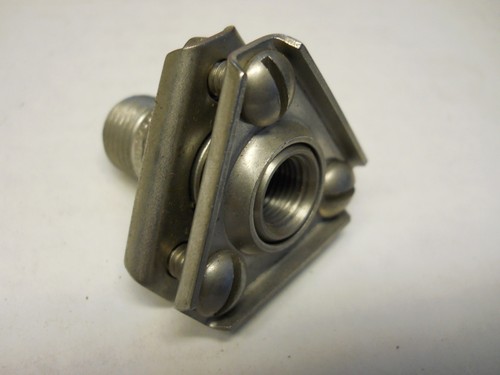 SPRAYING SYSTEMS ADJUSTABLE BALL FITTING NOZZLE CONNECTOR 1/4" X 1/8 ...