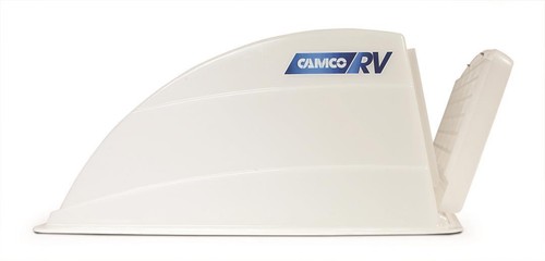 Camco RV White Roof Vent Cover Dome Type Ventilation For 14 Inch x 14 ...