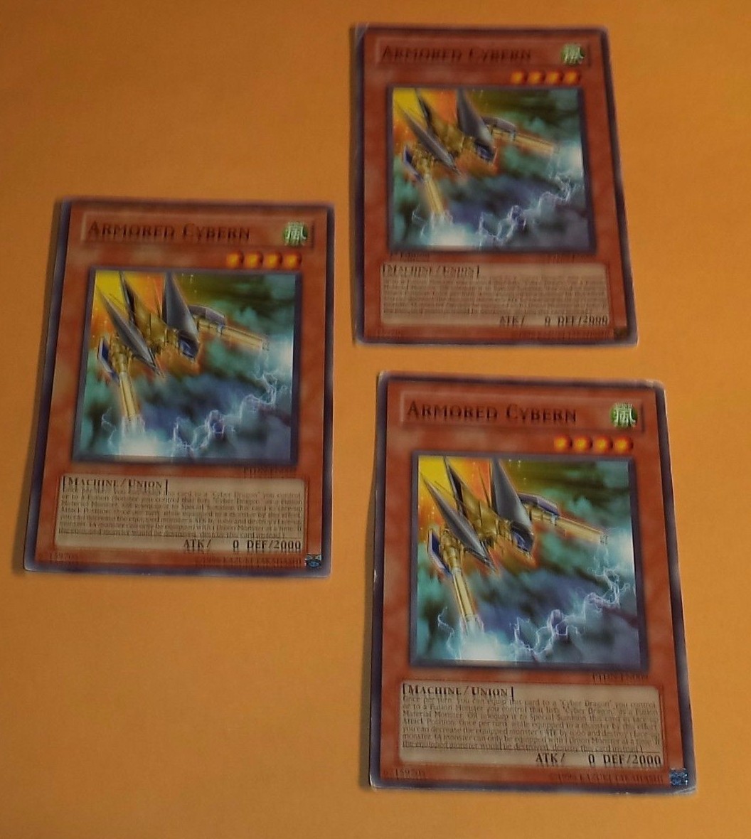 3X Armored Cybern PTDN-EN009 - Yugioh Yu Gi Oh! 3 Playset | eBay