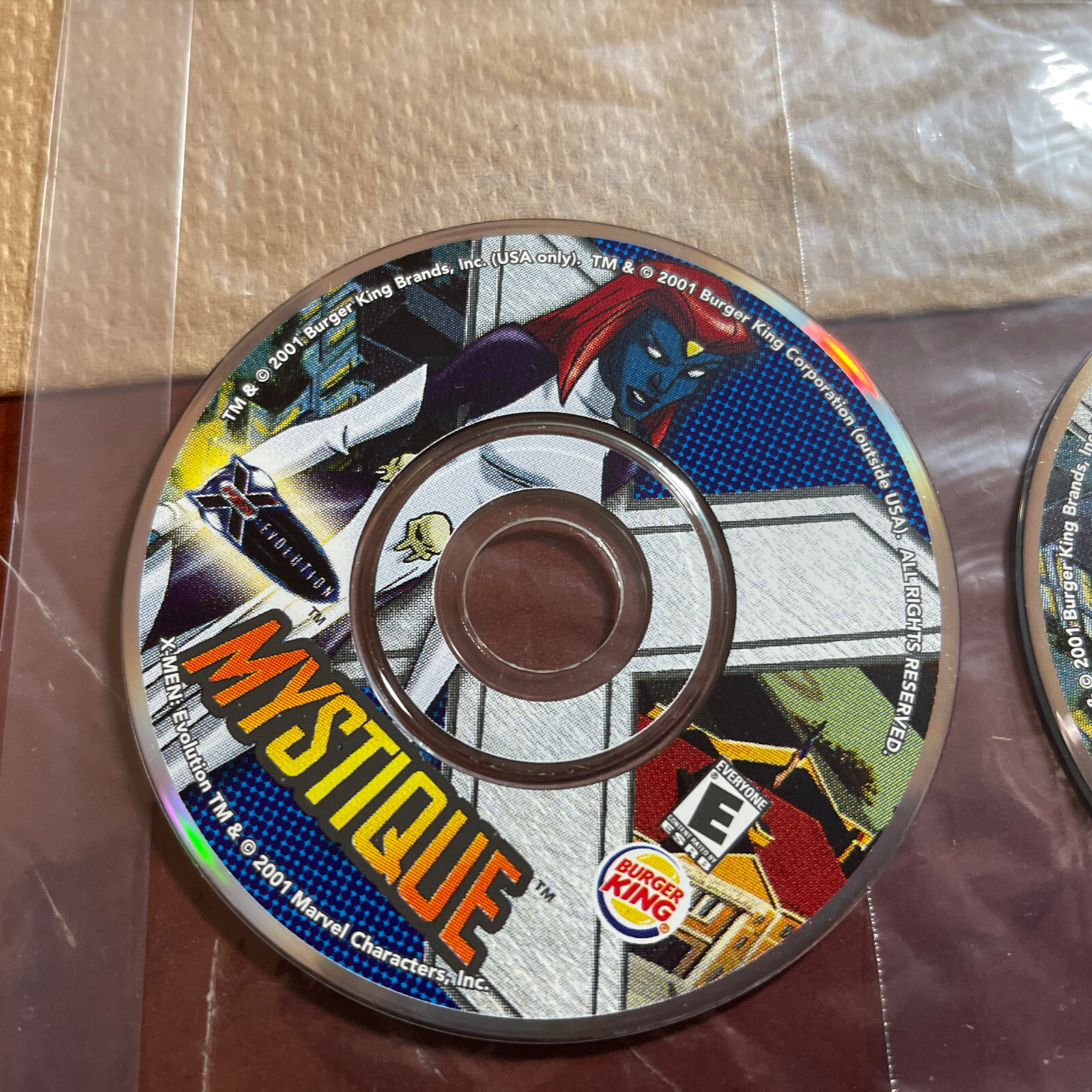 Burger King Xmen 2001 Evolution QUICKSILVER,MISTIQUE,NIGHT Set Of 5 CD ...