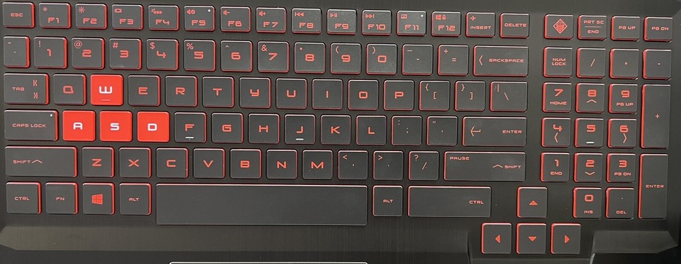 HP OMEN 15-CE | 15T-CE | 15-CE019DX | LAPTOP KEYBOARD REPLACEMENT KEYS ...
