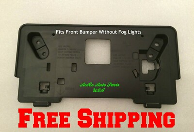 FRONT BUMPER LICENSE PLATE HOLDER TAG BRACKET for 12-13 2012-2013 MAZDA ...