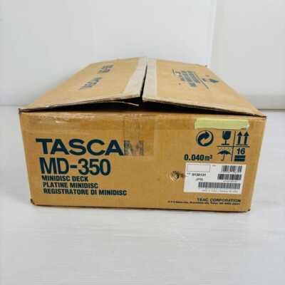 Tascam MD-350 Mini Disc Player Recorder Near-MINT Opened box AC100V MD ...