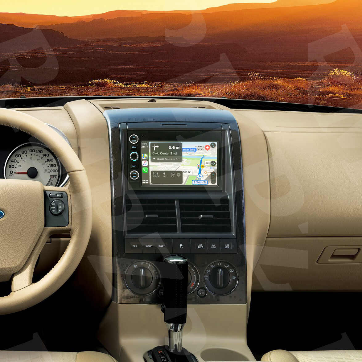 For 2006-2010 Ford Explorer 7'' Android Car Radio Stereo GPS 32G ...