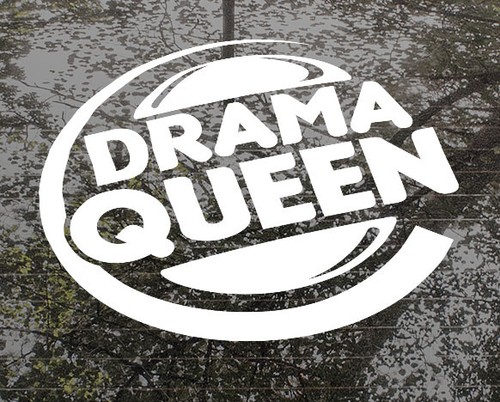 DRAMA QUEEN DECAL STICKER 220mm X 210mm Drift JDM Race Car 4x4 DRIFTING ...