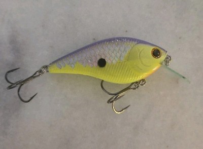 Discontinued Lucky Craft Kelly Jordon Signature KJ Flat 1.5 Crankbait ...