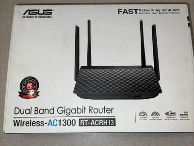 ASUS Router Wireless Dual Band Gigabit AC1300 Fast Lag Free Streaming ...