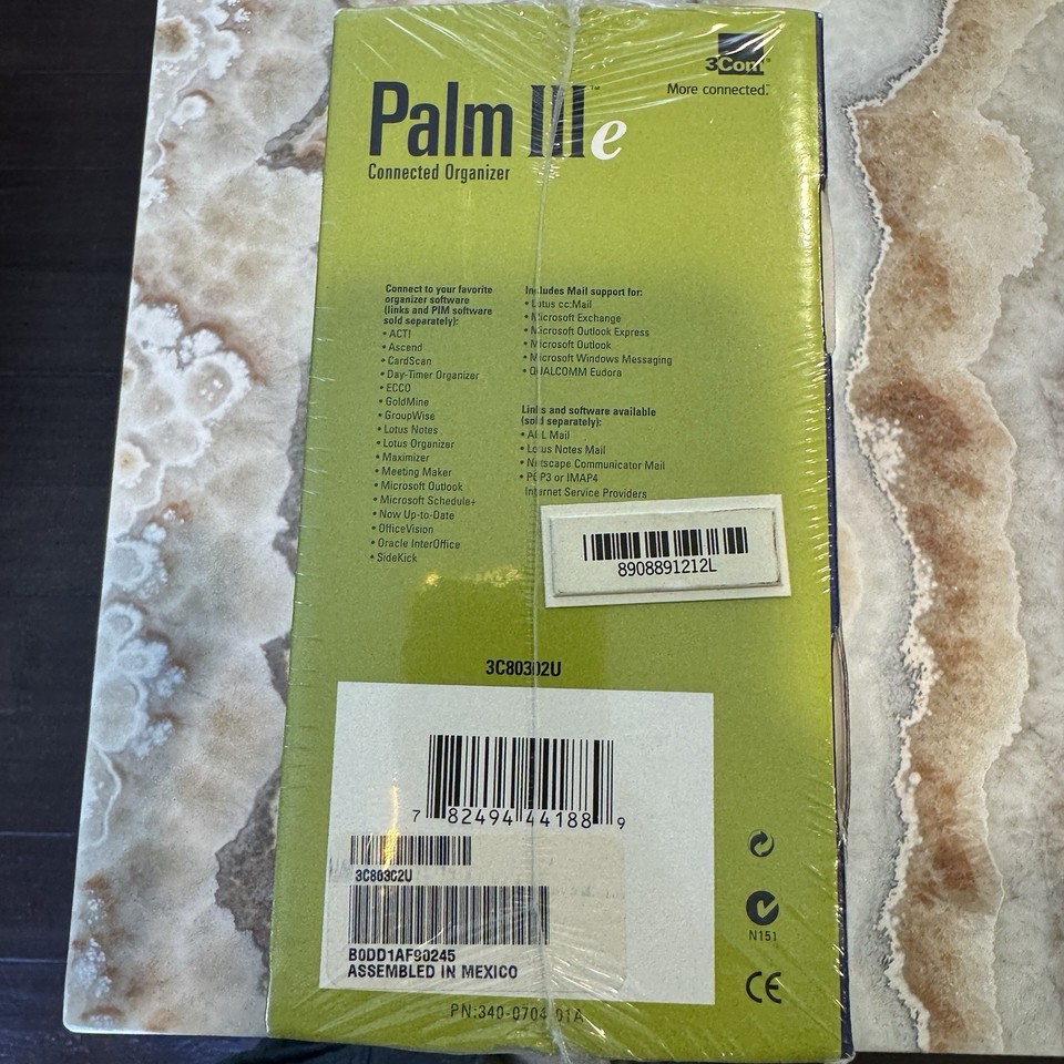 Palm IIIe Connected Organizer PDA New Sealed Vintage 3Com Handheld | eBay