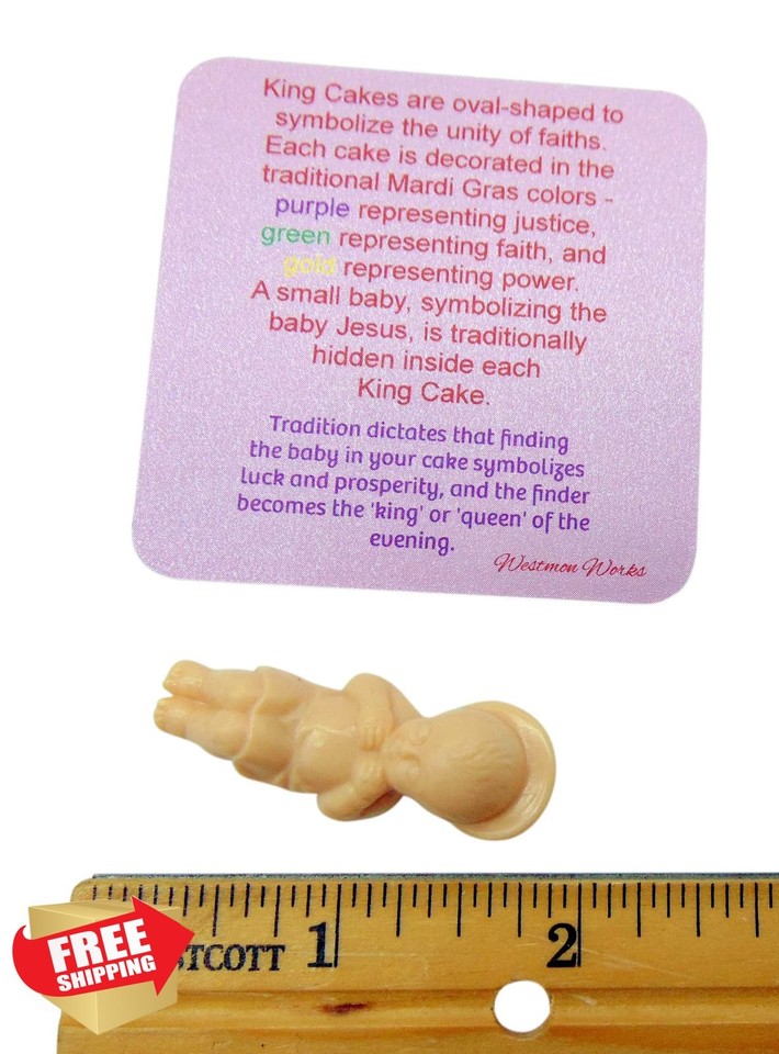 King Cake Babies Mardi Gras Figurines Set of 3 with Story Cards | eBay