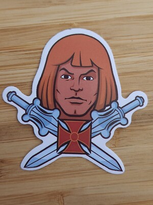 HE-MAN STICKER He Man Sticker Masters of the Universe Sticker Laptop ...