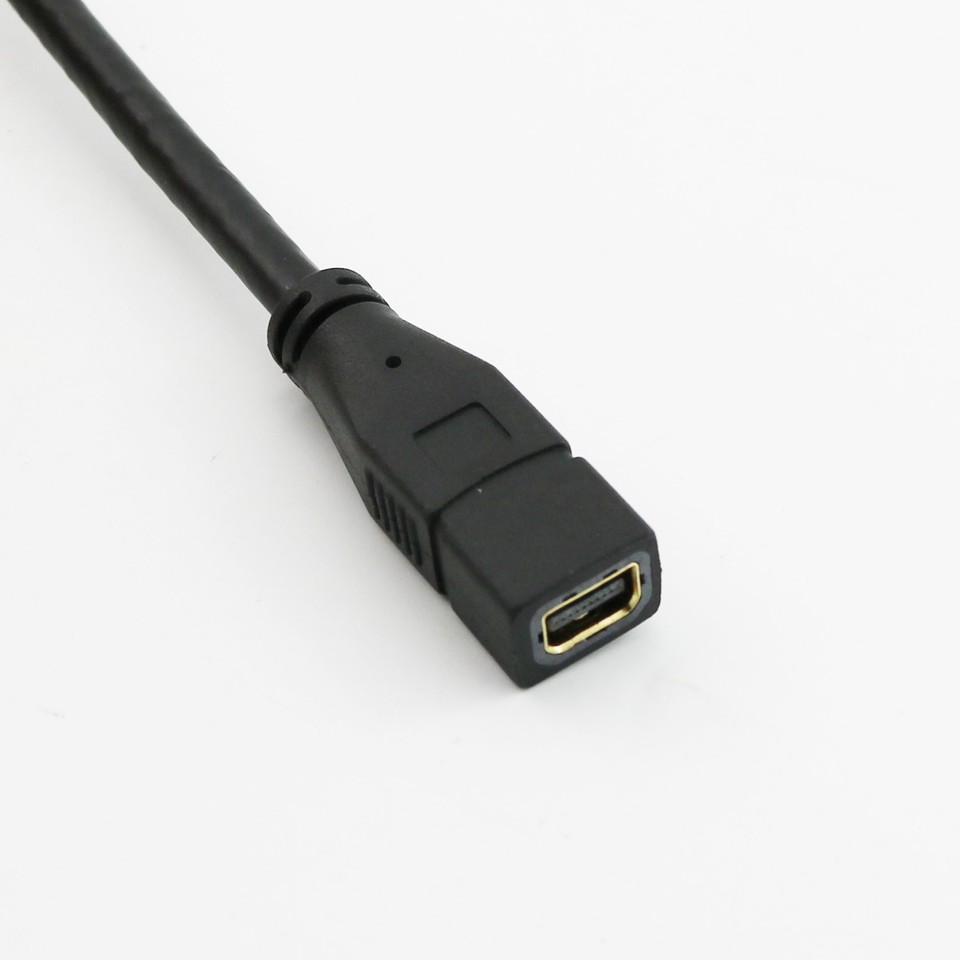 Mini DisplayPort Extension Cable Gold Plated Female to Female Display ...
