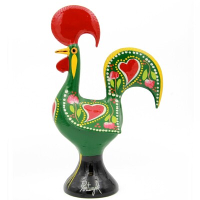 Traditional Portuguese Aluminum Green Good Luck Rooster Galo de ...