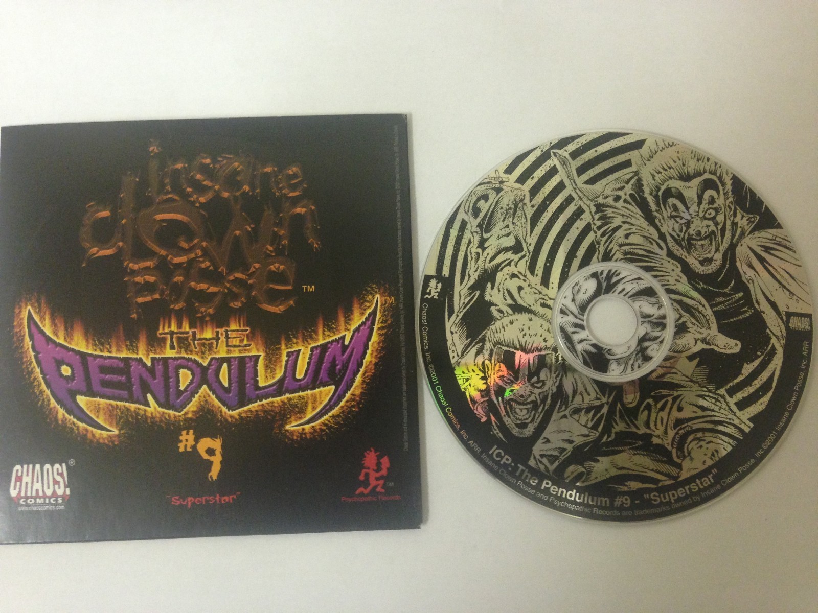 CD ONLY: INSANE CLOWN POSSE ICP PENDULUM 9 SUPERSTAR RARE! JUGGALO RAP ...