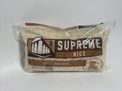 One Bag Of Supreme Enriched Rice 2 lb Grown Rice In The USA BB Feb 2026 ...