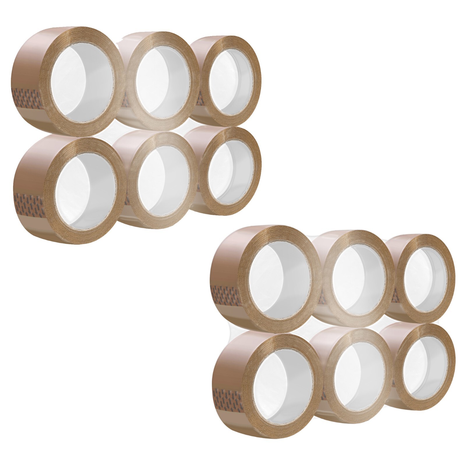 Strong Brown Tape Buff Parcel Packing Box Sealing Tape 48MM X 66M Low ...