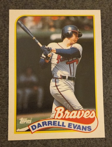 1989 Topps Traded DARRELL EVANS Baseball Card #31T. ATLANTA BRAVES | eBay