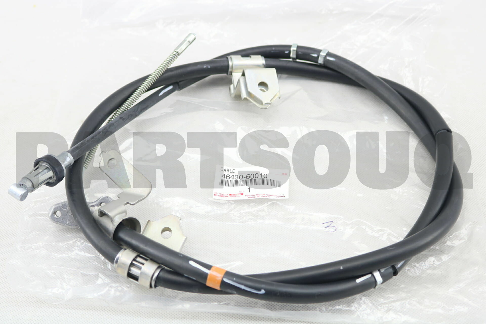 4643060010 Genuine Toyota CABLE ASSY, PARKING BRAKE, NO.3 46430-60010 ...