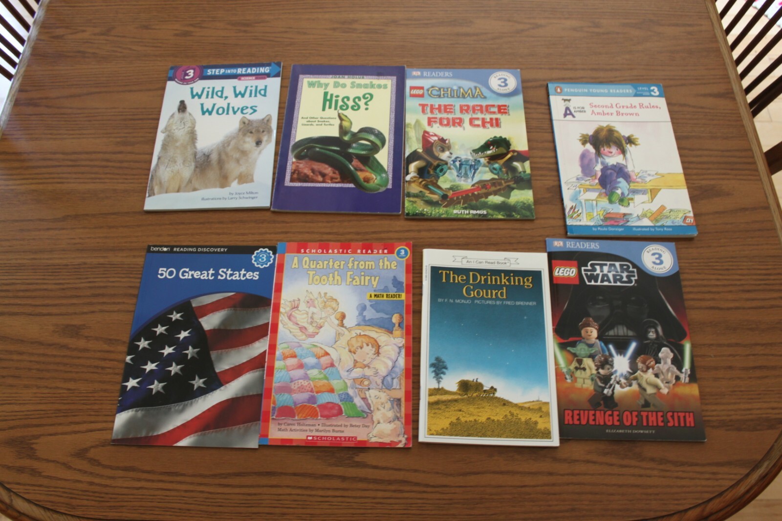 8 Level 3 Readers Books Lot Teacher Math States Lego Star Wars Animals ...