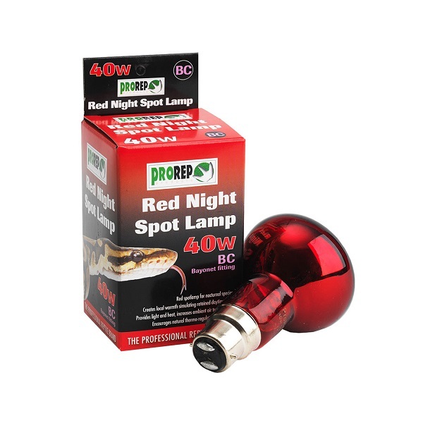 ProRep Reptile Light Bulb Heat Basking Lamp - Bayonet or Screw Fitting ...
