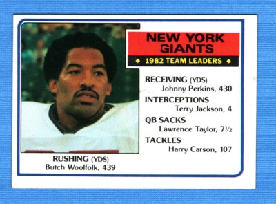 1983 Topps #120 Butch Woolfolk Giants TL EXMT | eBay