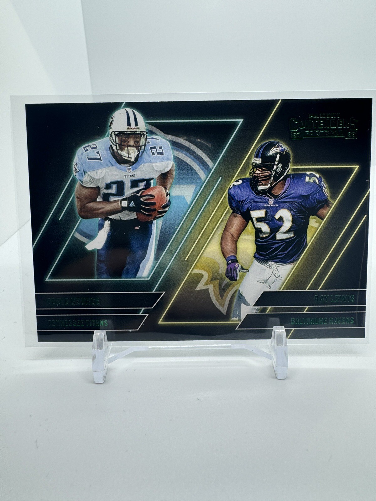 2022 Panini Contenders - Contenders Series Emerald #CS-GL Ray Lewis ...