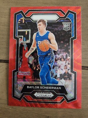 Baylor Scheierman 2024 Prizm Draft Rookie Red Wave Prizm | eBay