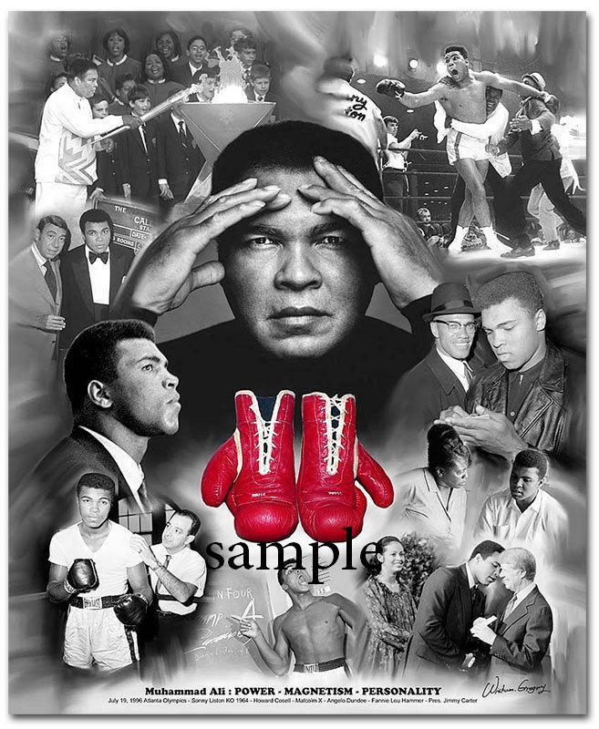 MUHAMMAD ALI REFRIGERATOR MAGNET LOCKER TOOL BOX CHRISTMAS GAG GIFT MAN ...