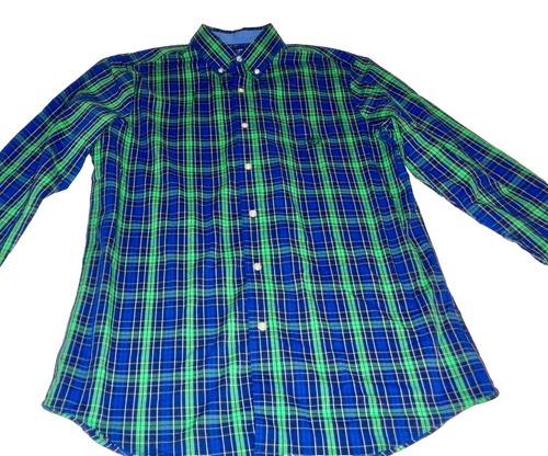 Men's Multi-Colored Button Up Long Sleeve Shirt by CHAPS sz. M | eBay