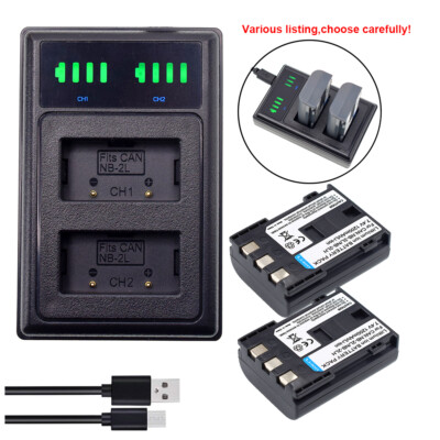 NB-2LH NB-2L Battery or charger for Canon DS126071 E160814 VIXIA HV20 ...